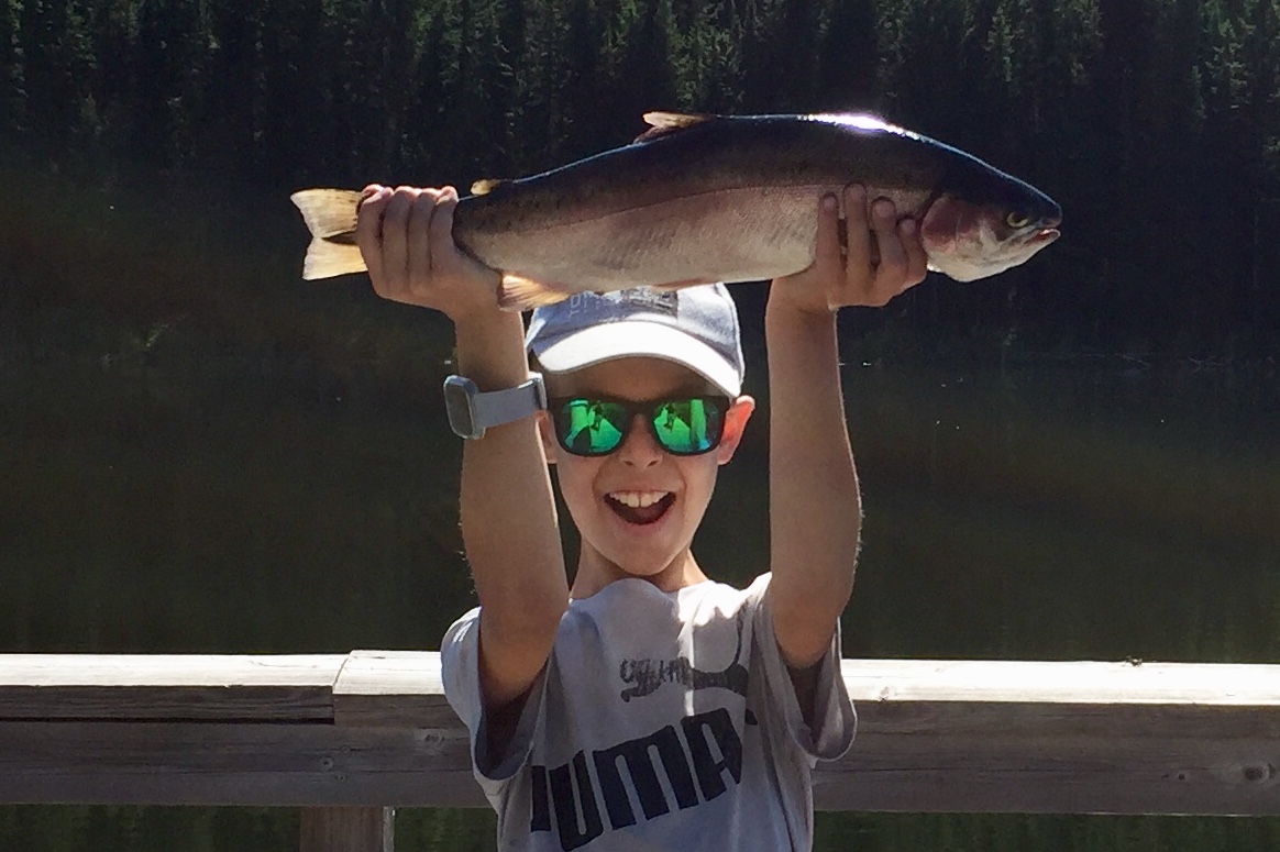 Curtis caught a toad! • BC Outdoors Magazine