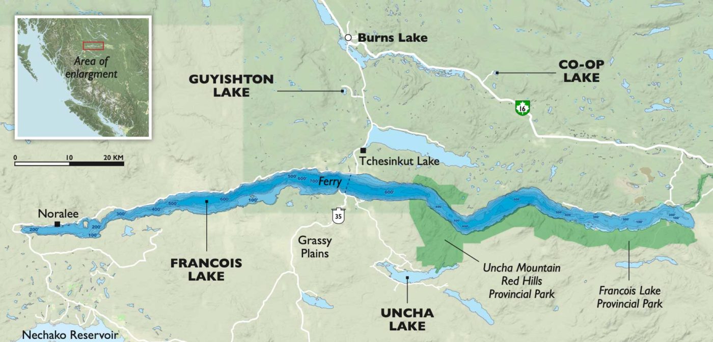 Trolling for Lake Trout on Francois Lake • BC Outdoors Magazine