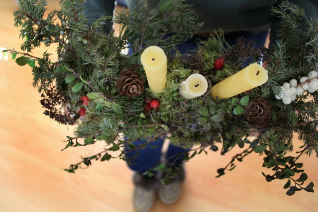 DIY Yule Log Centrepiece • BC Outdoors Magazine